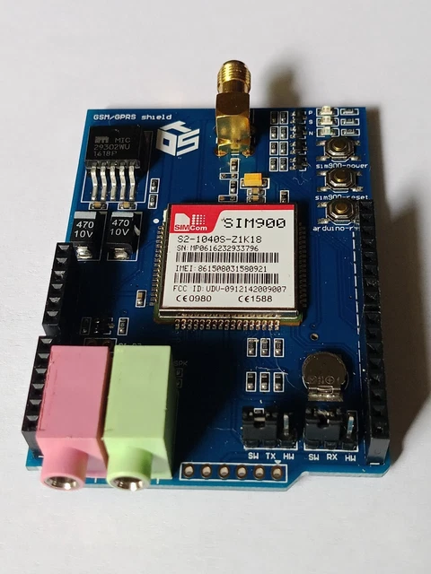 Module Gsm Sim900 Développement Arduino Raspberry Pi Eur 999 Picclick Fr