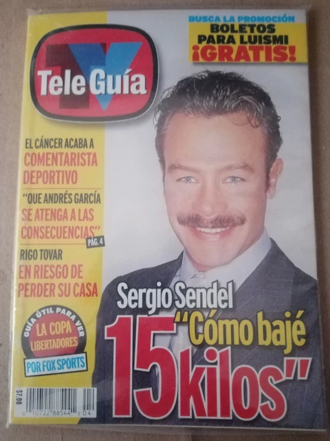 SERGIO SENDEL TELE Guia Poket Mexican Magazine Mexico Spanish February ...