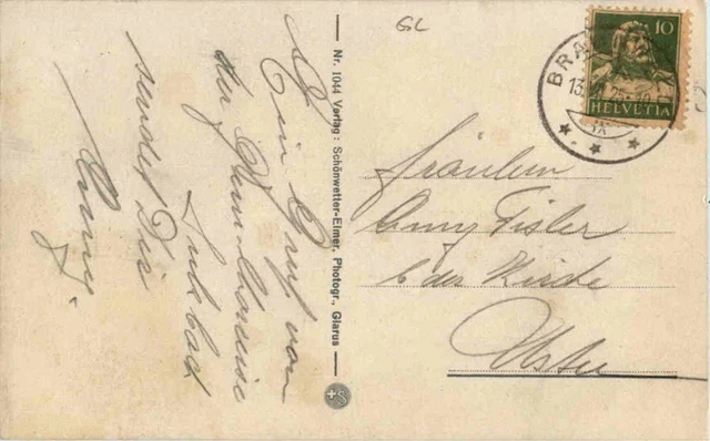 GLARUS - BAHNHOFSTRASSE -161618 EUR 11,37 - PicClick DE