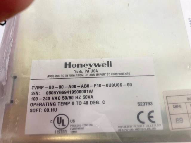 HONEYWELL MULTITREND PLUS V5 Tvmp-B0-00-A00-Ab0-F10-0U0U0S-00 Chart ...
