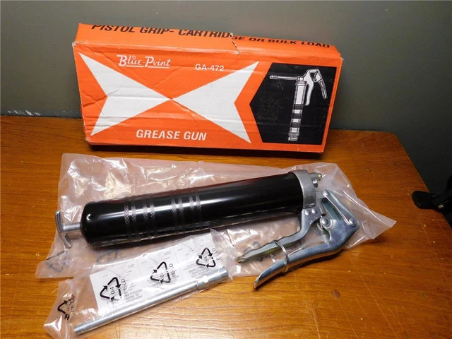 BLUE POINT GREASE Gun GA-472 Pistol Grease Gun BRAND NEW £32.75 ...