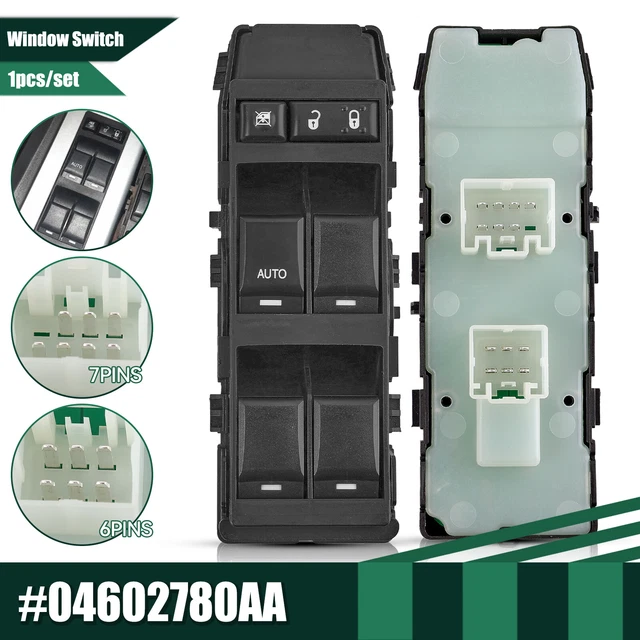 WINDOW CONTROL SWITCH 04602780AA For 2011-2016 Jeep Compass Patriot ...