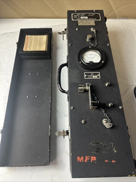WW2 US ARMY SIGNAL CORPS FREQUENCY METER Hatfield Instruments Equipment ...
