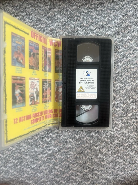 WCW STARRCADE 1992 BattleBowl VHS PAL UK Release Wrestling Sting Vader ...