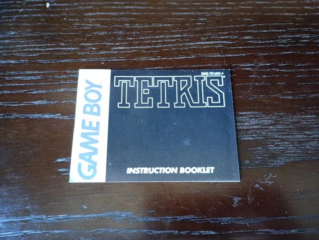 NINTENDO GAME BOY Tetris Instruction Booklet, 1990 Edition £3.84 ...