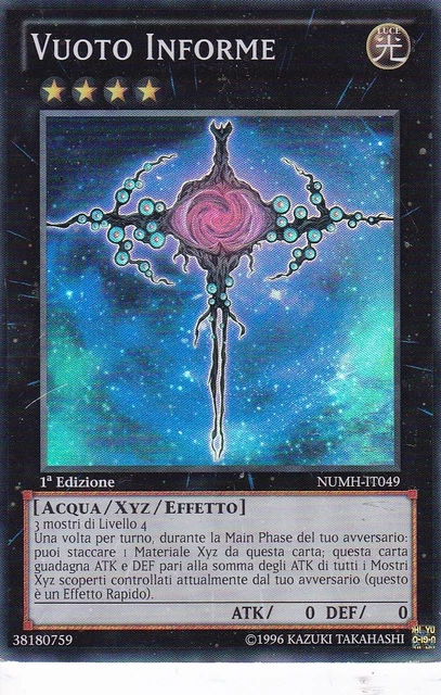CARTA YU-GI-OH - VUOTO INFORME - NUMH-IT049 - RARA - FOIL - 1a ed EUR 1 ...