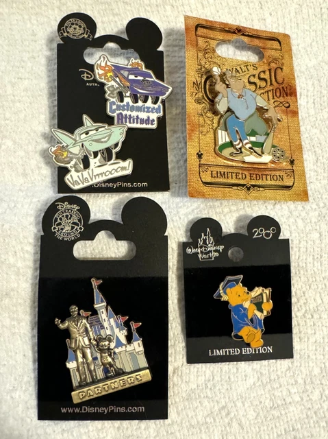DISNEY PINS-ASSORTED GRADUATION, Partners, Cars, Casey at Bat £30.69 ...