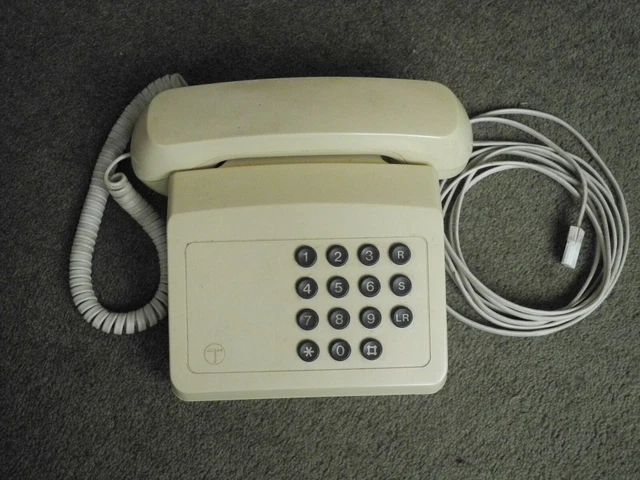 TRIBUNE GPO TELEPHONE BT British Telecom retro from 1970's add a sense ...