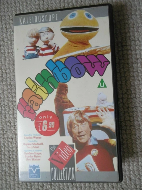 RARE UK VHS kids TV Show RAINBOW(1984)Jeffrey,Zippy,Bungle,George,Rod ...
