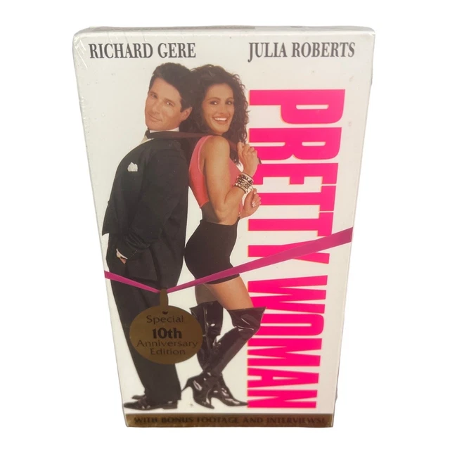 Pretty Woman Vhs 10th Anniversary Edition Sealed Julia Roberts Richard 7251