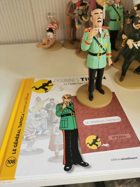 FIGURINE TINTIN COLLECTION officielle Numéro 108 General Tapioca EUR 1 ...