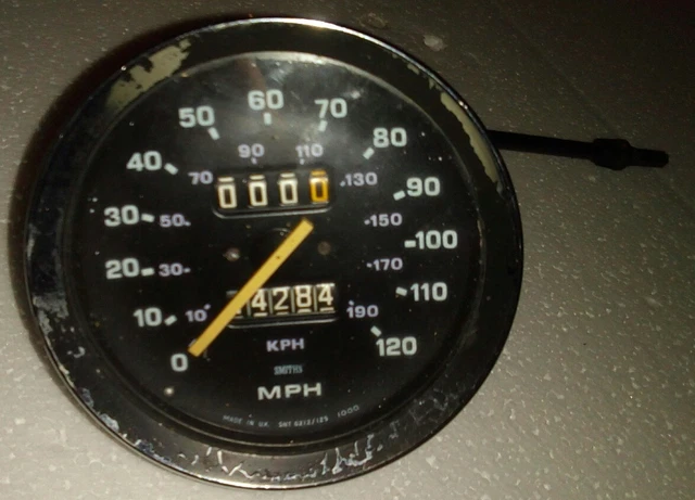 TRIUMPH SPITFIRE 120 MPH Smiths Speedometer + Trip reset Cable £45.00 ...