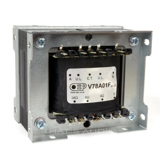 VALVE AMPLIFIER OUTPUT Transformer 25W PUSH-PULL (EL34 x2 eg LEAK 8615 ...