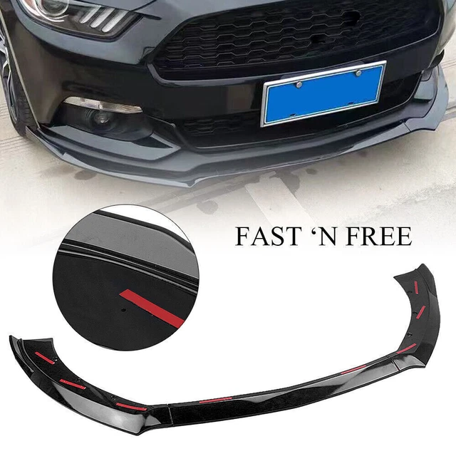 FRONT BUMPER CHIN Lip Body Kit Spoiler Splitter For Ford Mustang 2015 ...