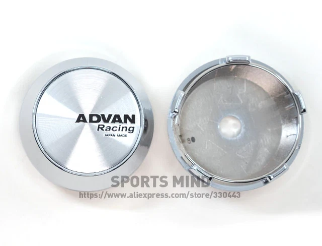 4PCS 60MM ADVAN Racing Emblems Wheel Center Caps Hubcaps Rim Caps ...