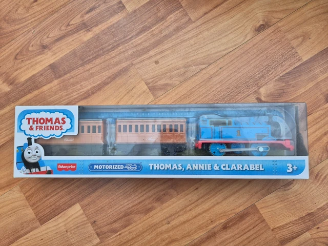 THOMAS & FRIENDS Trackmaster Thomas, Annie & Clarabel Motorized ...