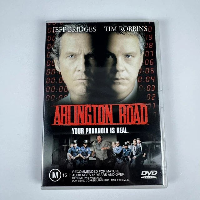 ARLINGTON ROAD (DVD 1999) Jeff Bridges Tim Robbins Hope Davis Region 4 ...