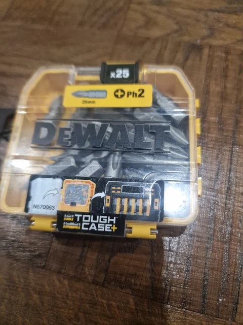 DEWALT 25 PIECE PZ2 Standard Tic Tac Pozi Screwdriver Bit Set Flex ...