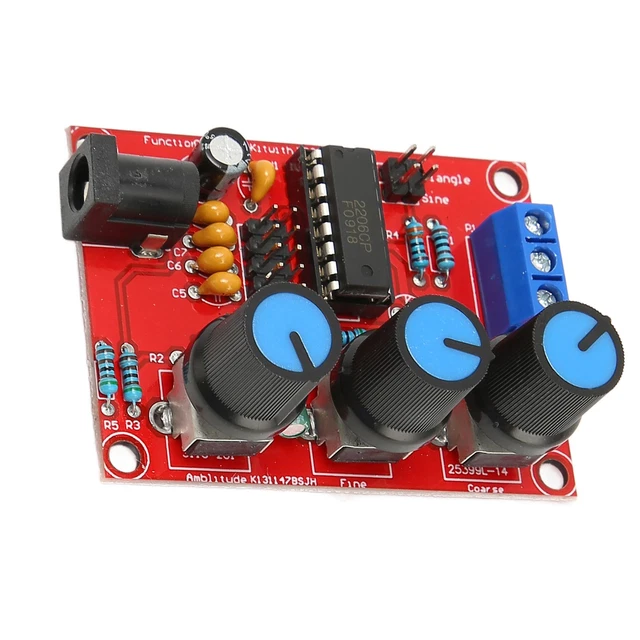 XR2206 FUNCTION SIGNAL Generator Signal Generator DIY Kit Sine Triangle ...