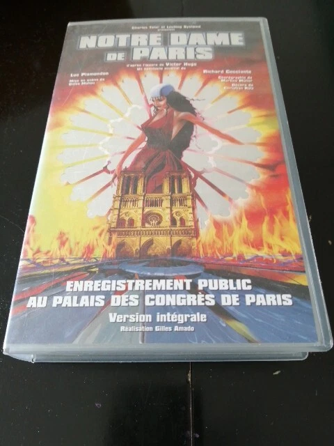VHS K7 - NOTRE DAME DE PARIS - Version intégrale - Enregistrement ...