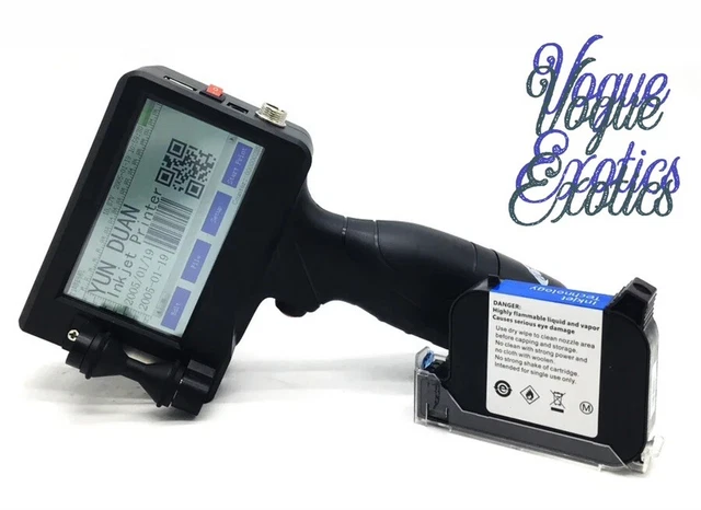 HANDHELD INKJET PRINTER QR Code Barcode Printing Logo Label Machine ...