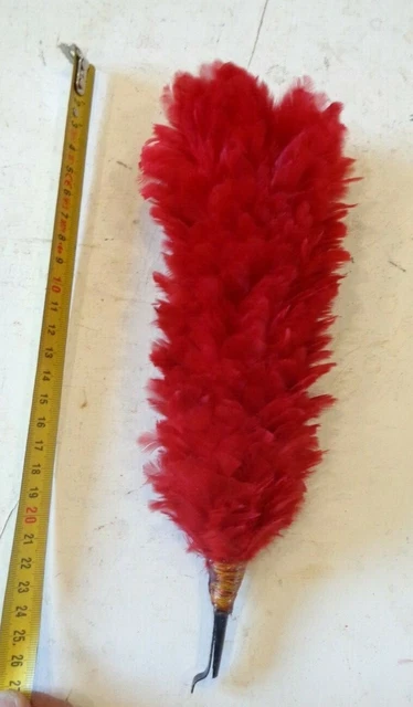 PLUMET COULEUR rouge pour casque de Cuirassier, vers 1880-1900 environ ...
