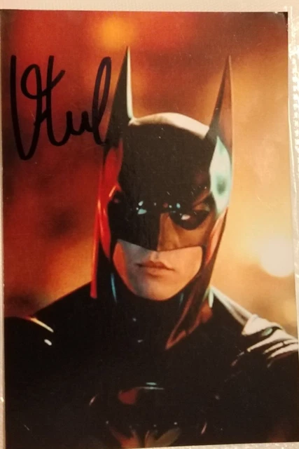 AUTOGRAPH VAL KILMER Batman Foto Hand Signed Kilmer Usa Dc Comics Movie ...