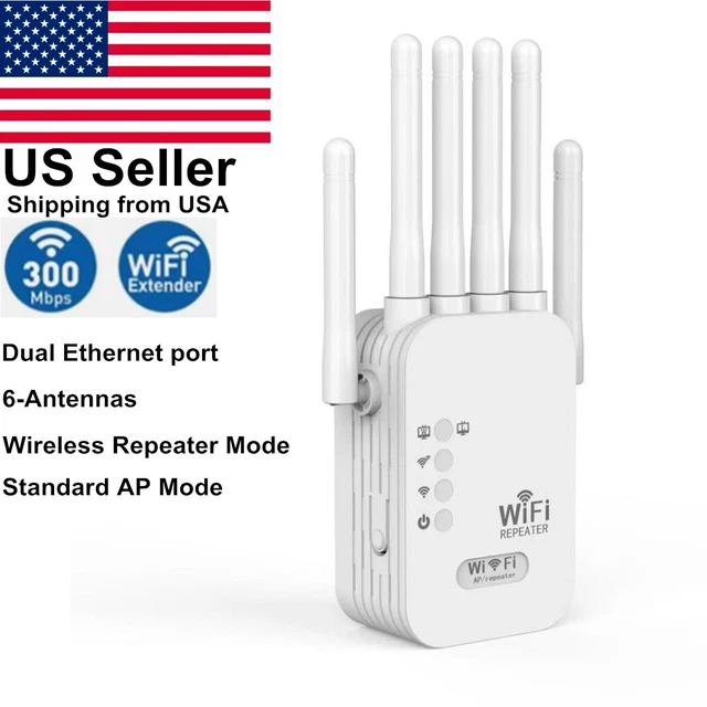WIFI RANGE EXTENDER Repeater Wireless Amplifier Router Signal Booster ...