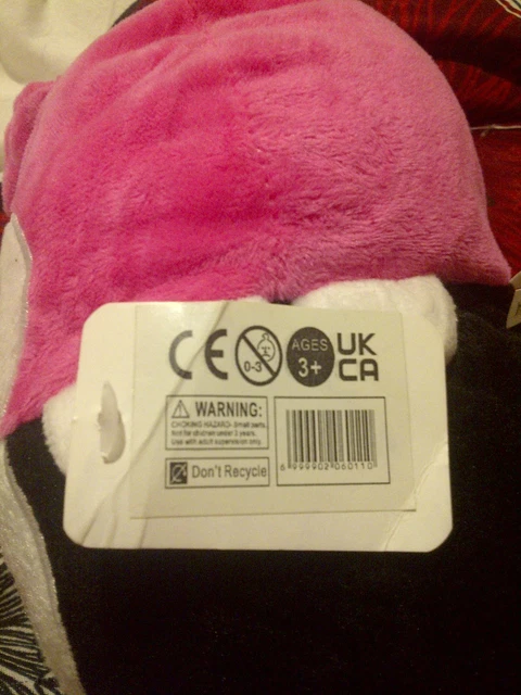 HELLO KITTY AND Friends Kuromi/My Melody Reversible Soft Toy £3.50 ...