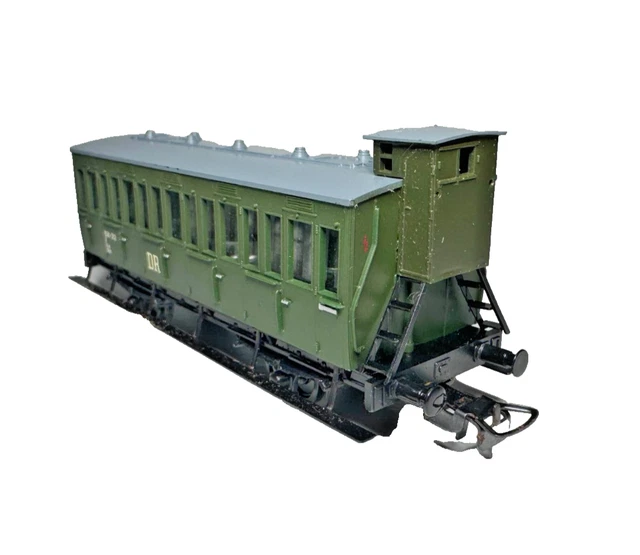 PIKO H0 GAUGE 5/321-01 Passenger Car with Brakeman's Cabin DR Original ...