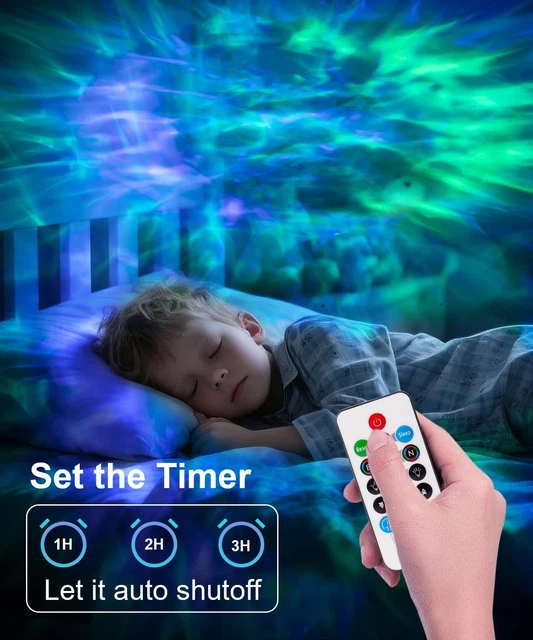 AURORA STAR PROJECTOR Night Light Led Starry Sky Galaxy Projection Lamp ...