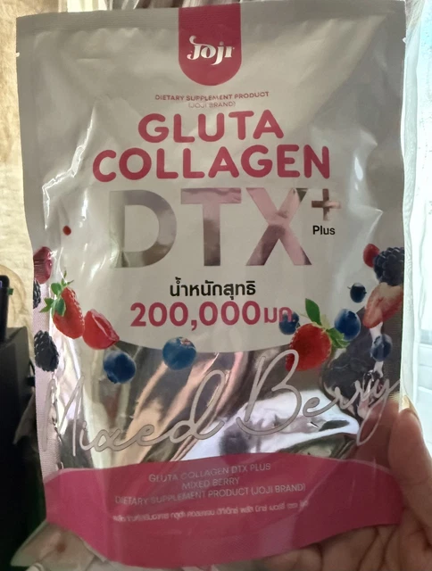 JOJI GLUTA COLLAGEN DTX Mixed Berry Pune Bark Vitamin C L-Glutathione ...