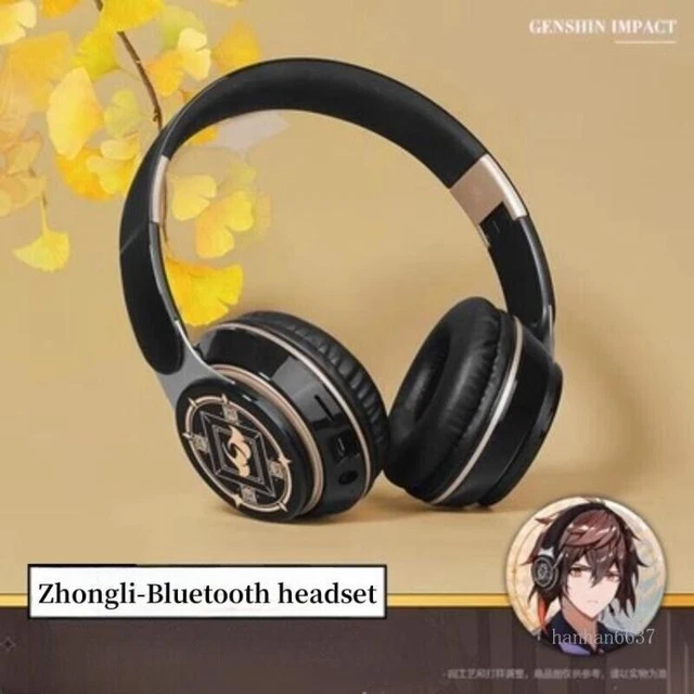 THREE CONNECTION MODE Genshin Impact Zhongli Headphone Anime Peripheral ...