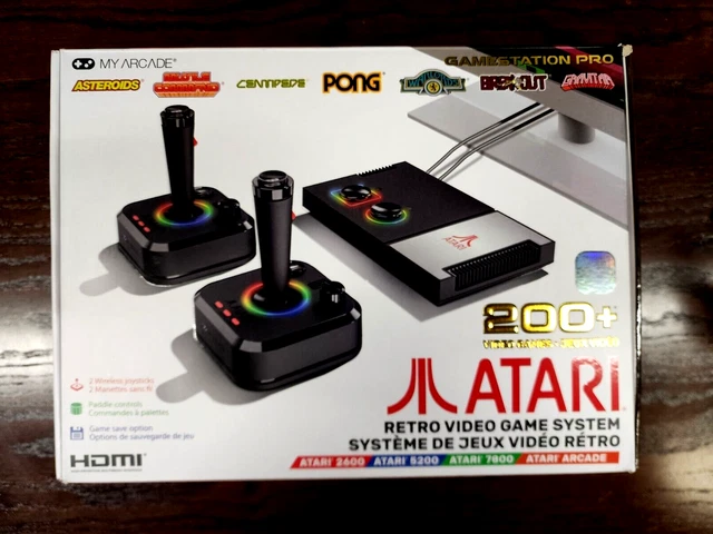 MY ARCADE ATARI Gamestation Pro Retro Video Game System with 200+ Games ...