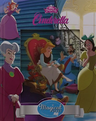 DISNEY PRINCESS CINDERELLA Magical Story with Lenticular- $5.92 ...