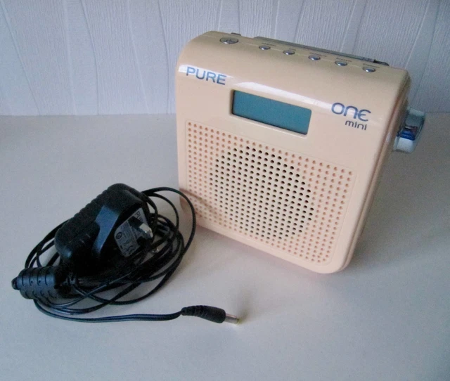 PURE ONE MINI DAB Digital Portable Radio Pink with Original Power ...