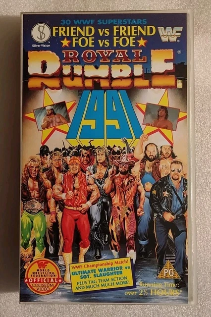 WWF VHS ROYAL Rumble 1991 Kassette - WWE Wrestling SilverVision EUR 11 ...