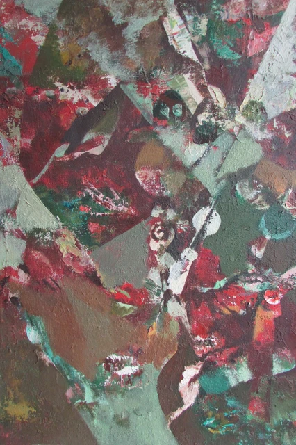 ALEXEY LOBANOV RUSSIAN abstract painting modernist Brook or Small River ...