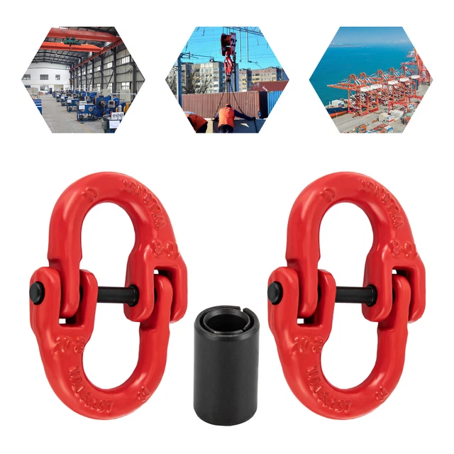 2 PACK 10MM G80 Hammerlock Coupling Link/Hammerlink/Hammer Lock Chain ...