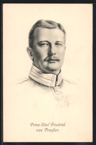 KÜNSTLER-AK PRINZ EITEL Friedrich von Preußen im Portrait EUR 5,00 - PicClick DE