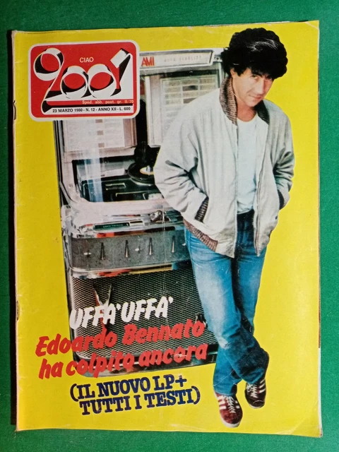 R@R@ MAGAZINE ANNÉES 80 Ciao 2001-Edoardo Bennato-Réf.5887 EUR 29,10 ...