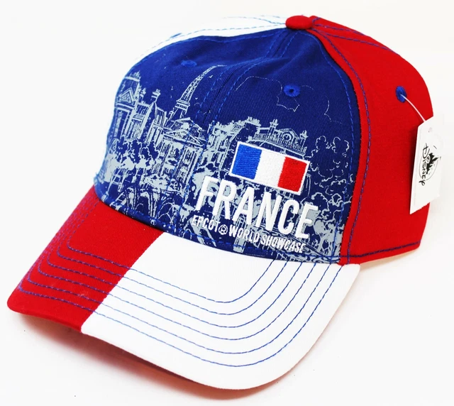 DISNEY PARKS EPCOT World Showcase France Flag Mickey Icon Adjustable ...