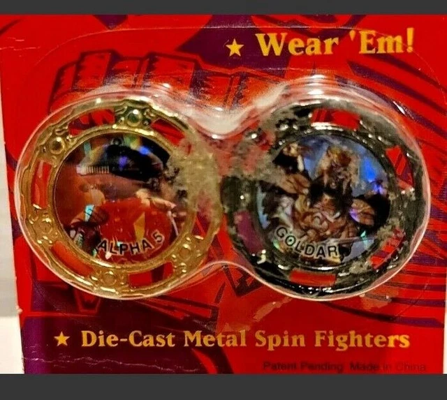MIGHTY MORPHIN POWER Rangers Die Cast Spin Fighters Vintage Lot Of 4 ...