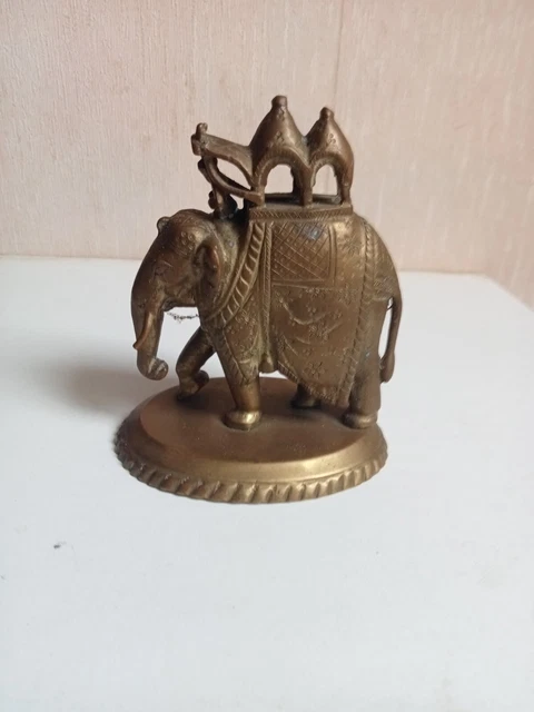 STATUETTE DU XIXÉME éléphant en bronze doré hauteur 11 cm x 9 cm EUR ...