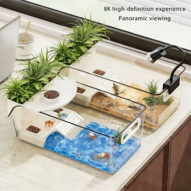 NATURAL TURTLES HABITAT Tanks Featuring Ecosystem Design and Wetland ...