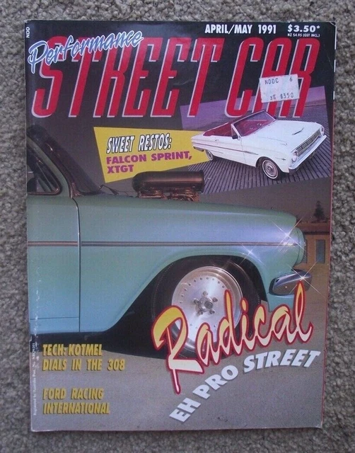 PERFORMANCE STREET CAR magazine, Apr/May 1991 - Holden FJ, EJ, EH ...