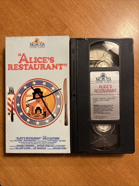 ALICE'S RESTAURANT [VHS], Good VHS, William Obanhein, Kathleen Dabne ...
