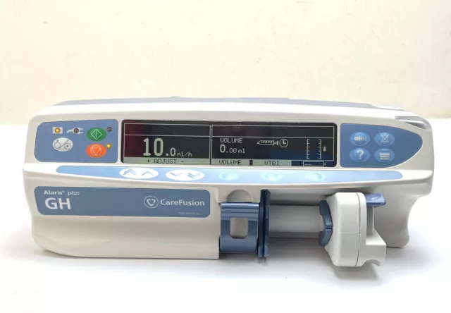 ALARIS CAREFUSION GH Plus + Infusion Syringe Pump Driver £99.99 ...