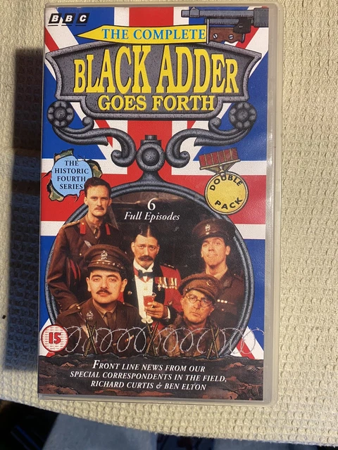 THE COMPLETE BLACK Adder Goes Forth VHS £1.00 - PicClick UK