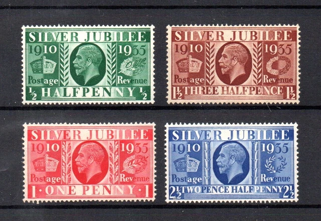 GB 1935 KING George V Silver Jubilee Sg,453-6 M/Mint Lot 227 £0.99 - PicClick UK